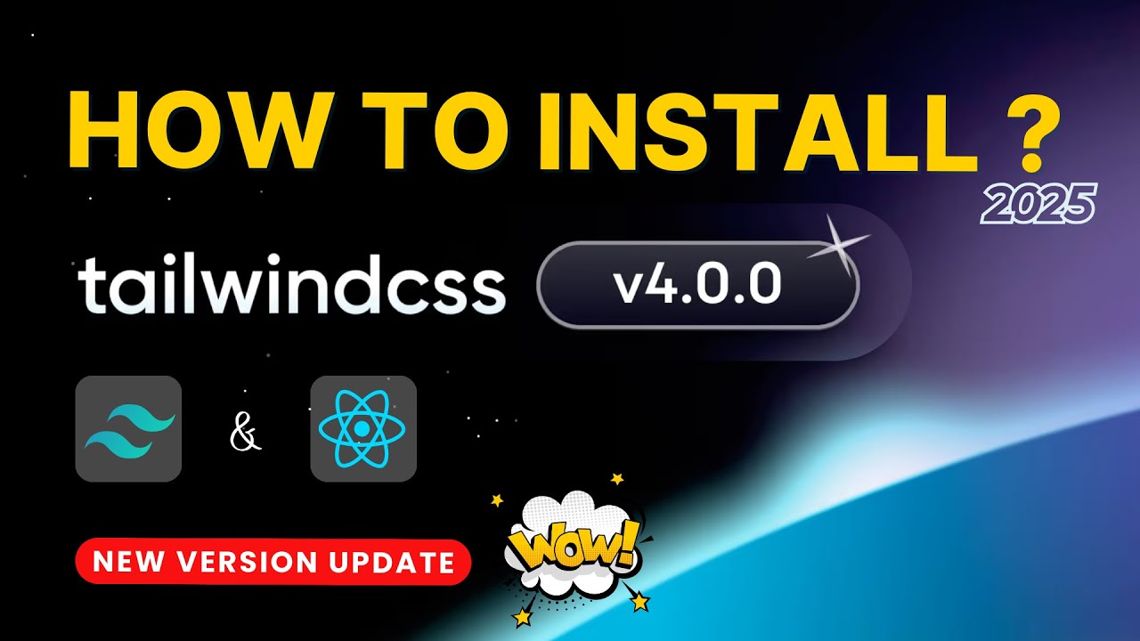 How To Install Tailwind Css 40 With Vite React Js Project Youtube 9802