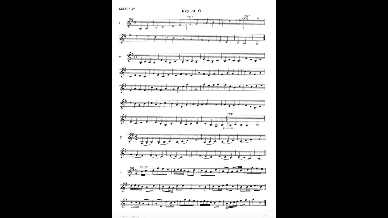 Rubank Elementary Method for Clarinet: Lesson 29 - YouTube