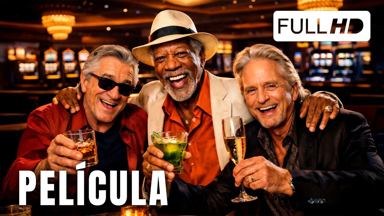 Robert De Niro y Morgan Freeman | ÚÚltima Viaje a Las Vegas💸💰| Comedia ...