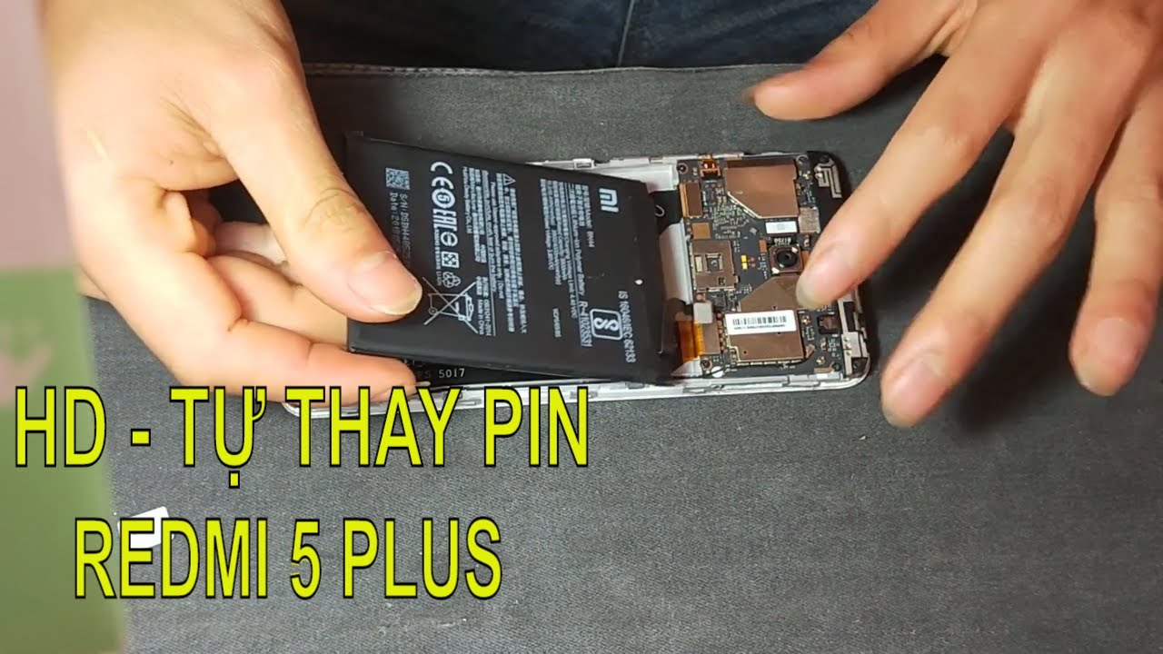 Hướng Dẫn Tự Thay Pin Redmi 5 Plus Tại Nhà - key mobile - YouTube