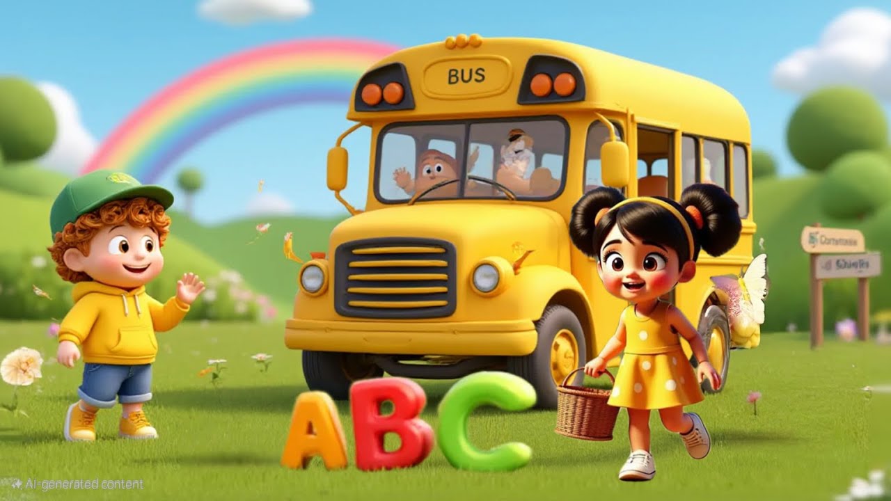 Wheels on the Bus + ABC song - Nursery Rhymes & Kids Songs | Baby Songs ...