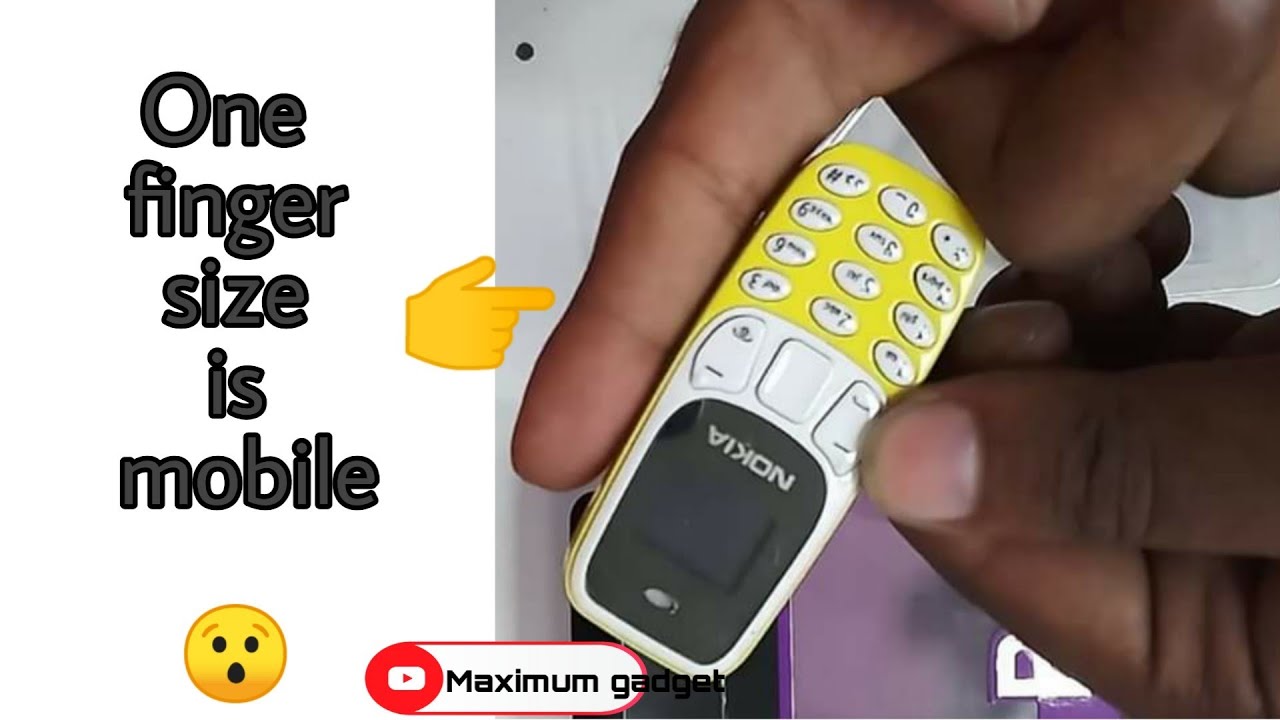 The smallest Nokia phone BM10 || Bluetooth connector || - YouTube