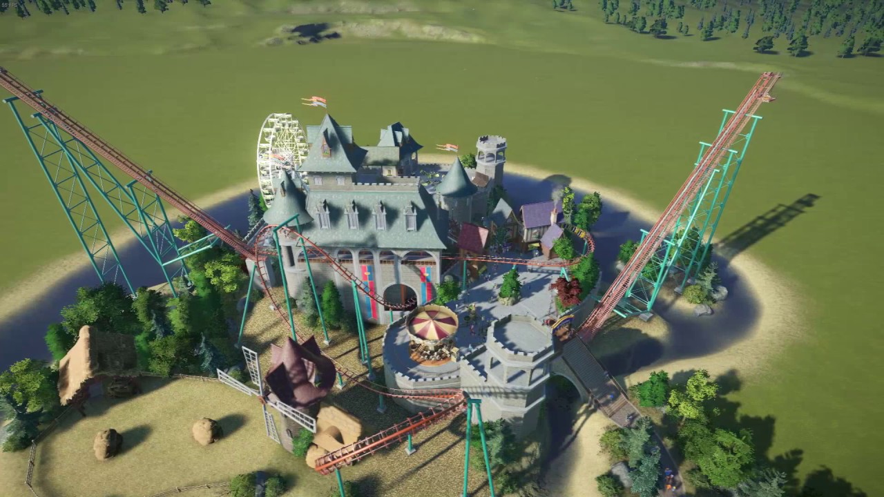 Planet Coaster - Castle Carnival [Mini Park] - YouTube