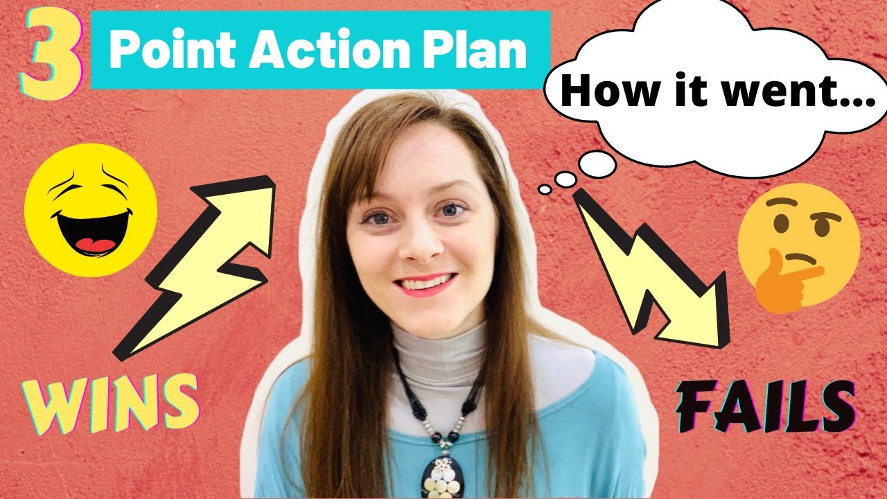 3 Point Action Plan Wins and Fails | Is your action plan working? - YouTube