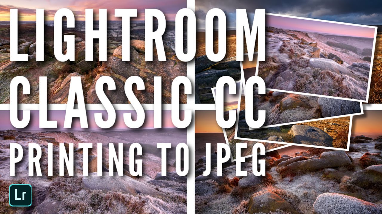 Printing Photos to a File with Lightroom Classic CC - YouTube