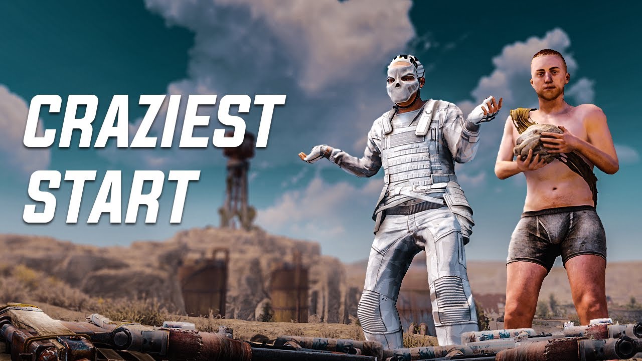 RUST | THE CRAZIEST AND MOST STRESSFUL START (ft qaixx) - YouTube