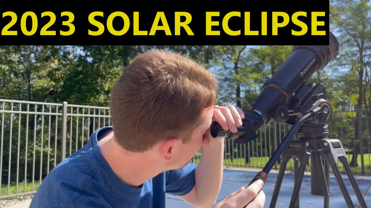 (My Attempt At) Imaging the 2023 Annular Solar Eclipse - YouTube