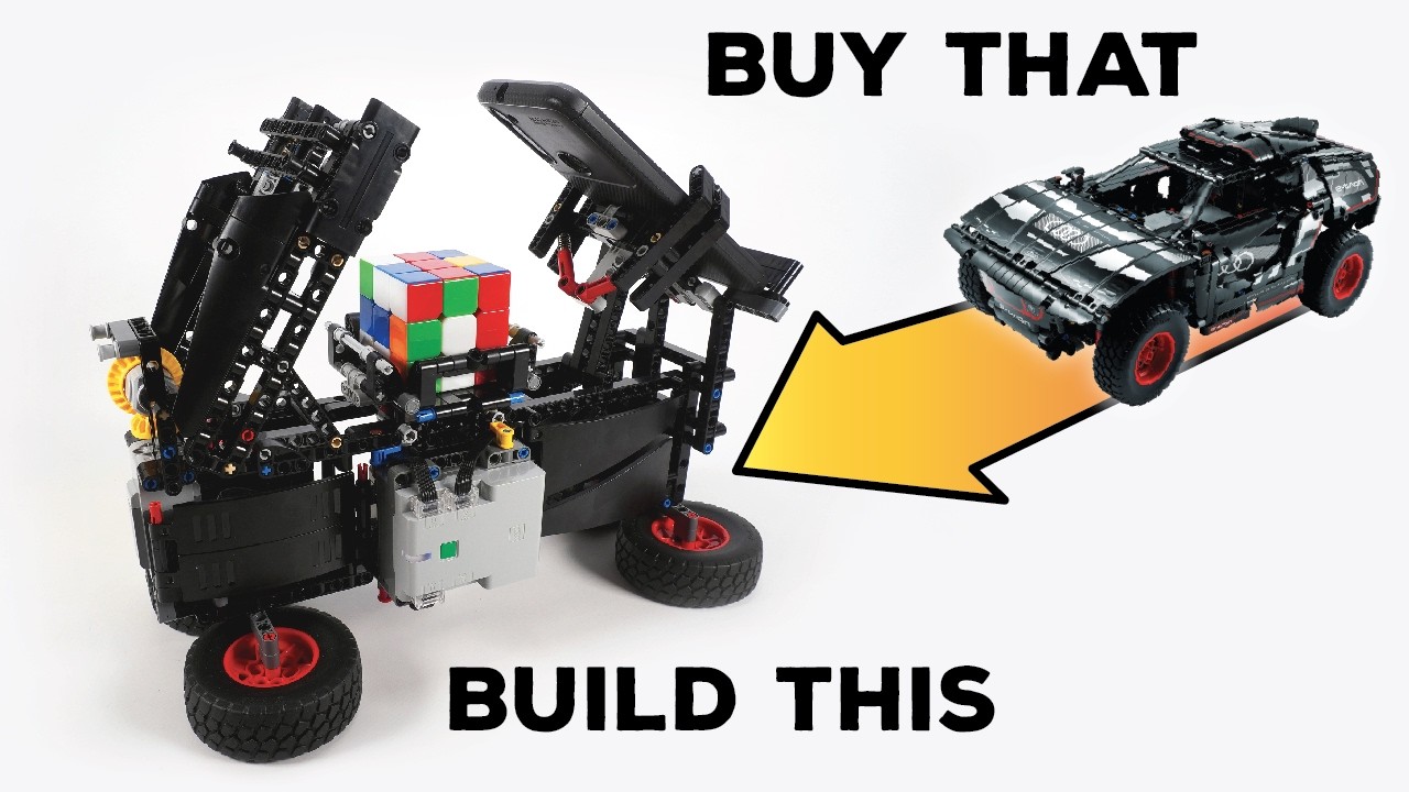Can a LEGO Technic Car Solve a Rubik's Cube? - YouTube