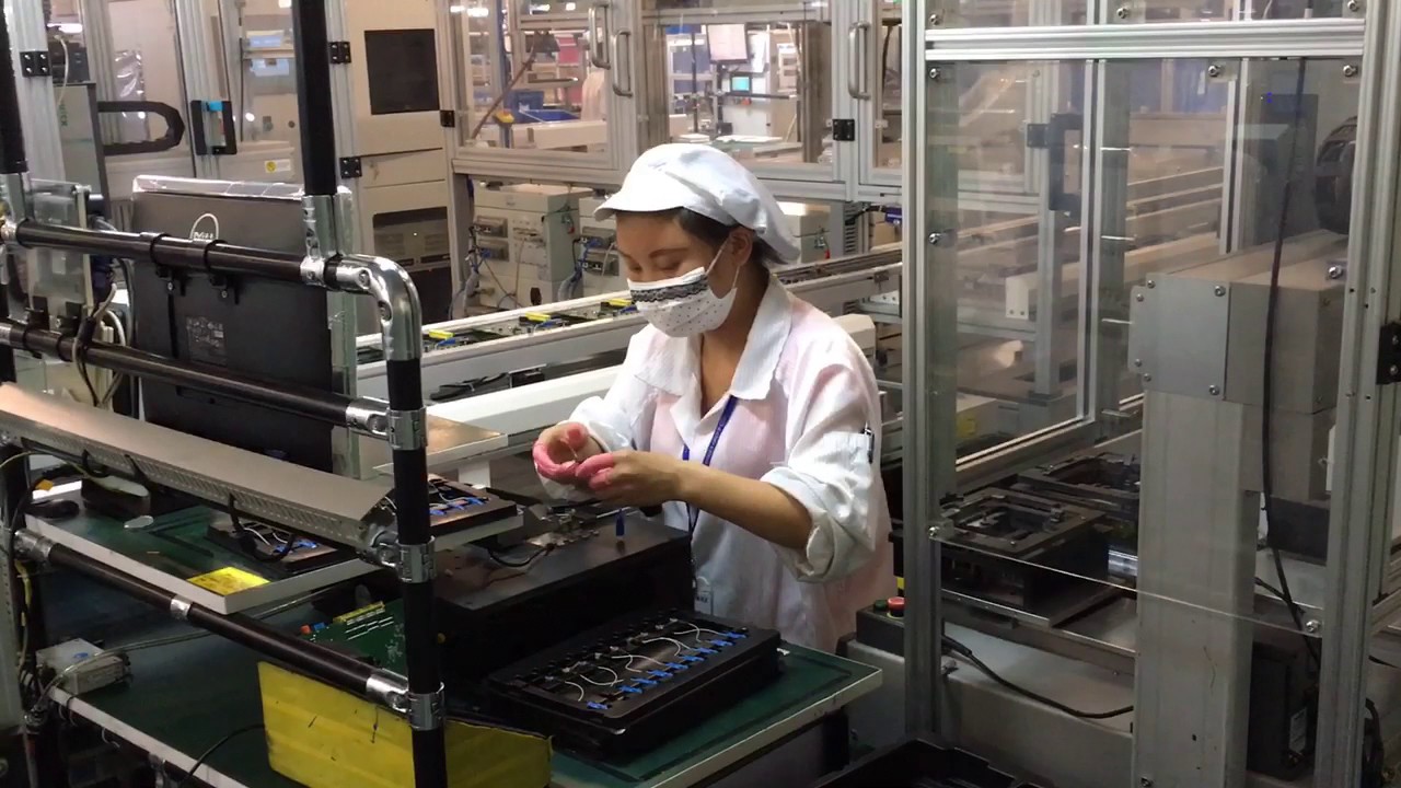 Automated factory in Shanghai - YouTube