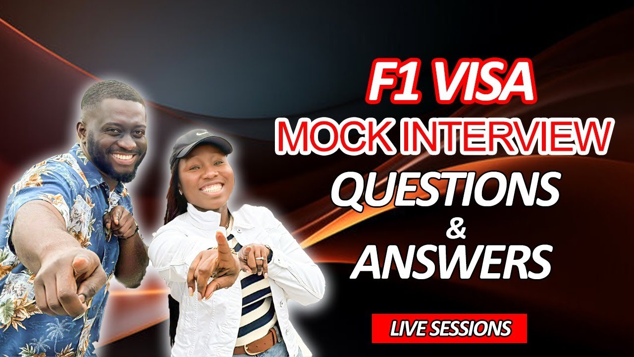 F1 Visa Mock Training Session - YouTube