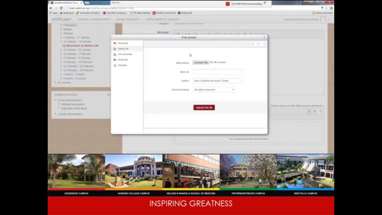 Moodle - Discussion Forum (How to Use it) - YouTube