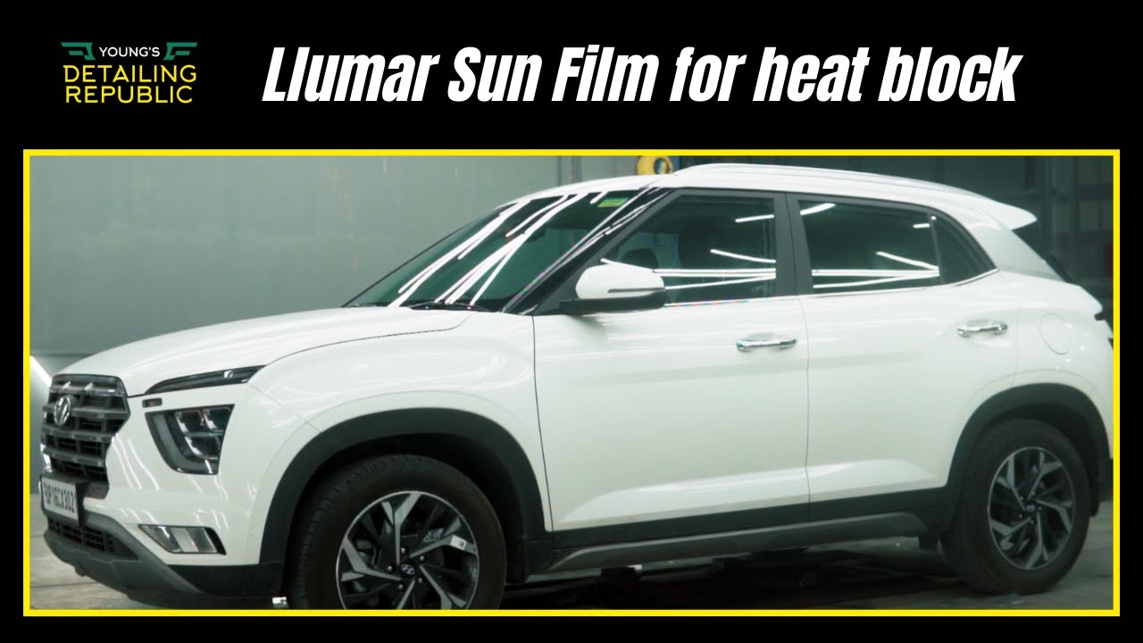 Sun film for car windows installed on Creta - Llumar PP70 | YOUNG'S ...