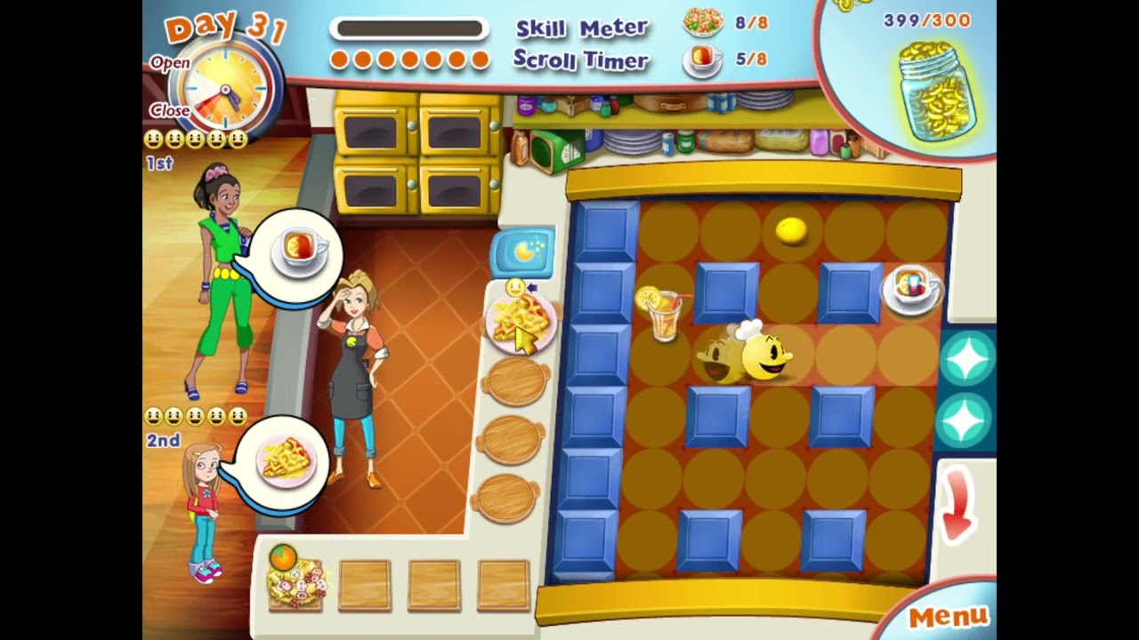 PAC-MAN Pizza Parlor Playthrough (No Commentary): Week Five - YouTube