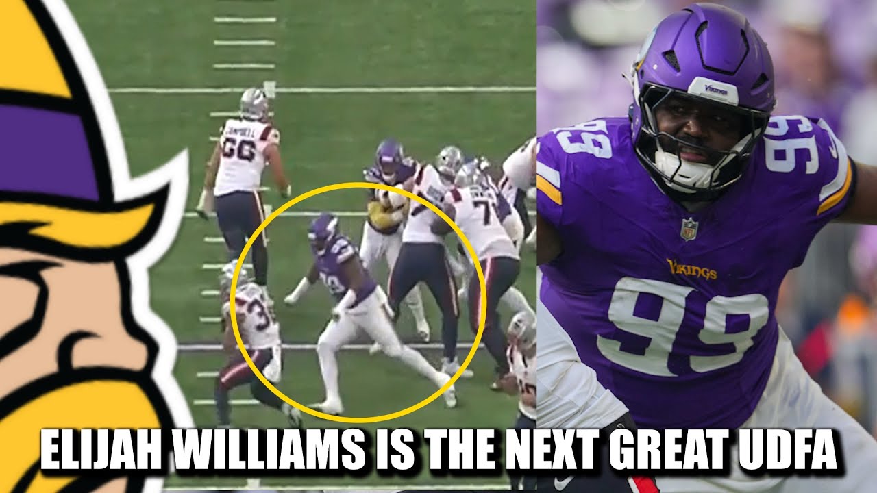 DT Elijah Williams is the NEXT Great Vikings UDFA Success Story - YouTube