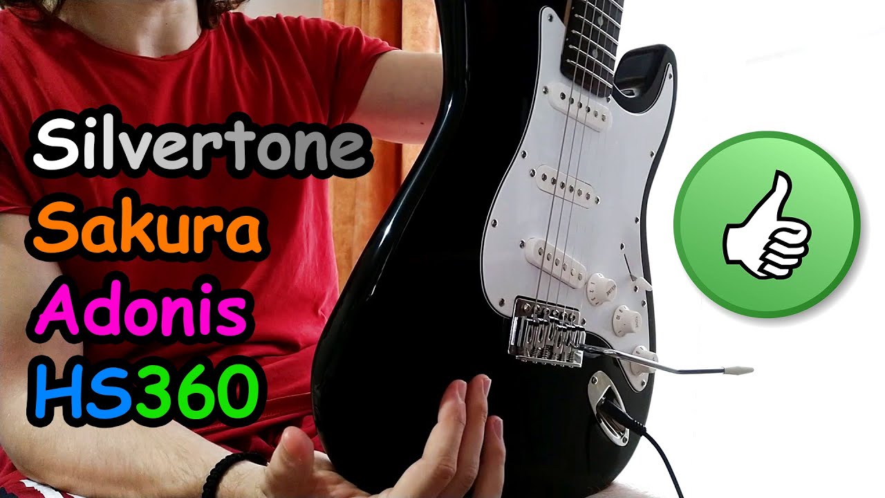 Guitarded Review #001 - Silvertone (Sakura) Adonis HS360 - YouTube