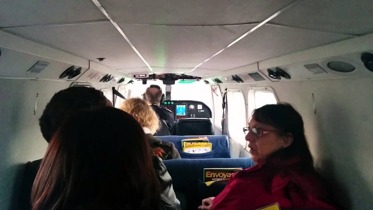 Alderney to Guernsey flight on Trislander - YouTube