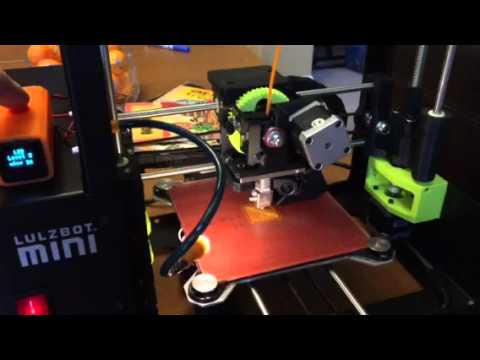 LulzBot Mini With MicroView LED Mod - YouTube
