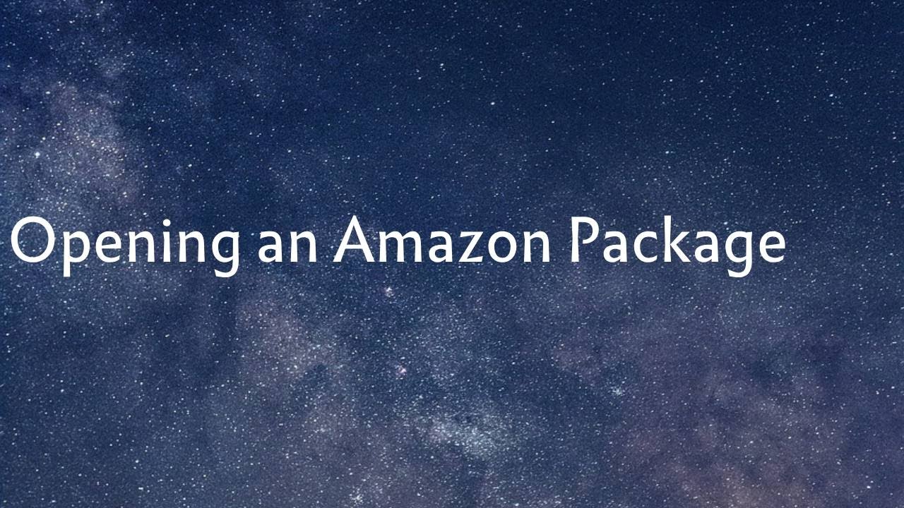 Opening an Amazon Package - YouTube
