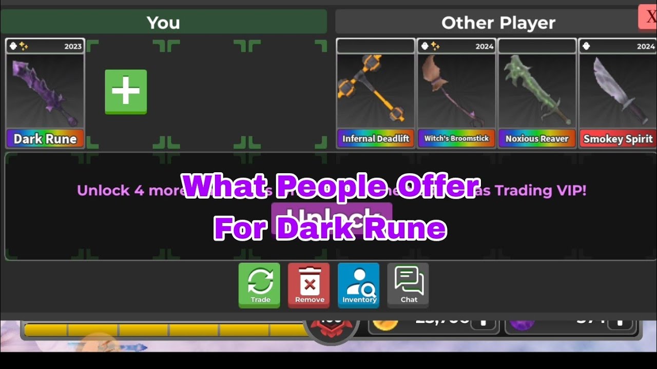 What People Offer For Dark Rune || 🔪Survive The Killer - YouTube