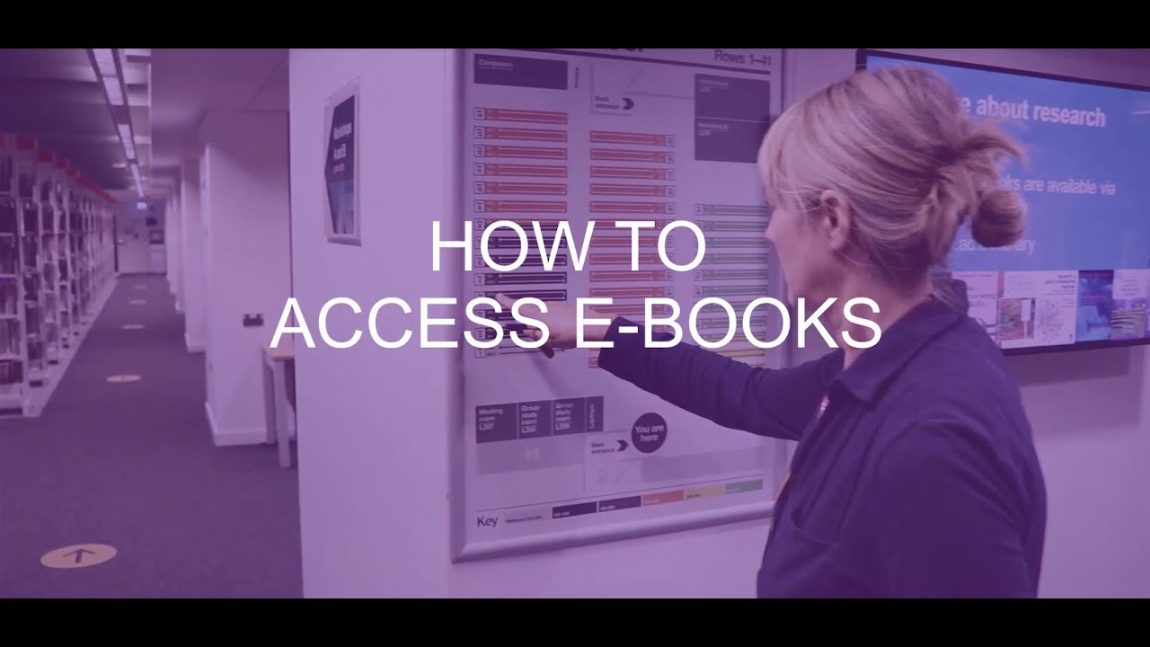 How to access E-books - YouTube