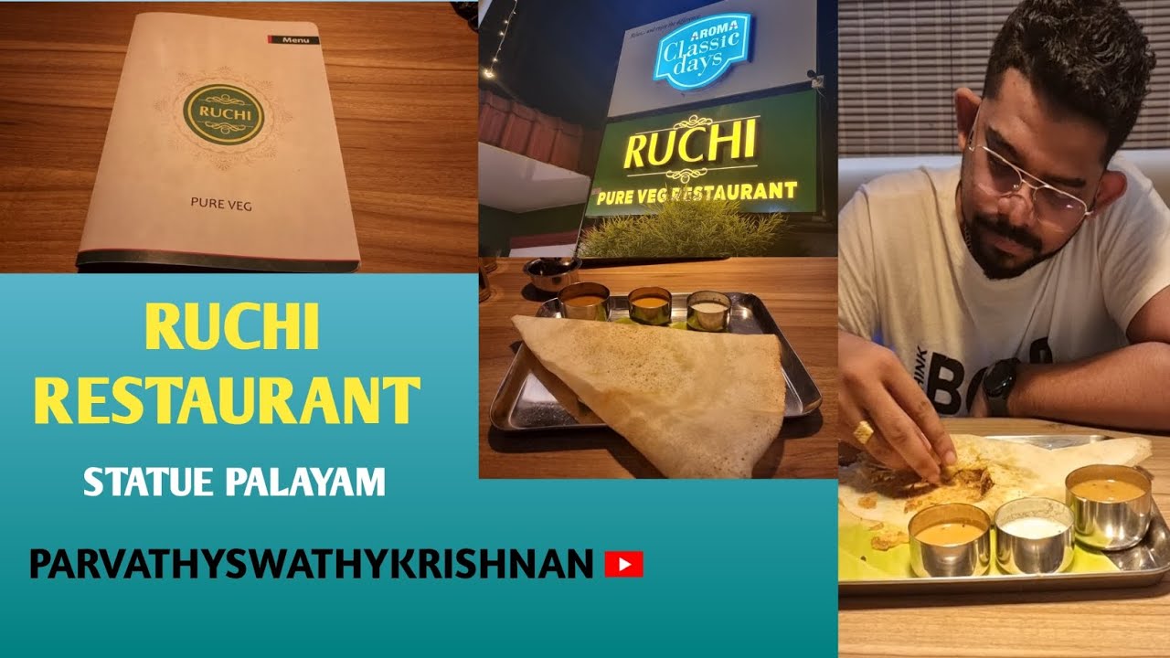 RUCHI RESTAURANT_ലിലെ Mushroomമസാല ദോശ #thiruvananthapuram - YouTube