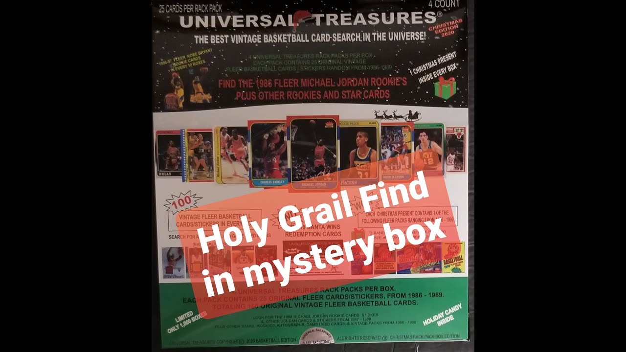 Unbelievable 2020 Universal Treasures Mystery Box 1986 Fleer Michael ...