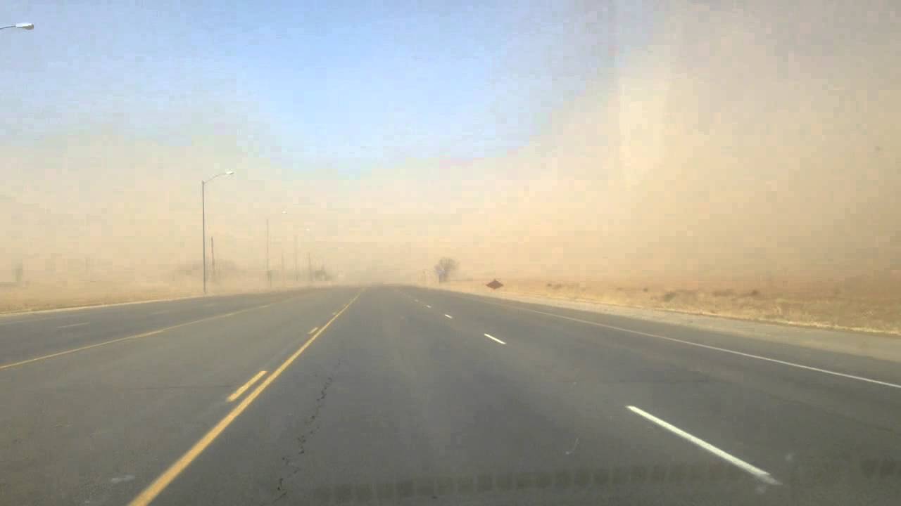 Dust Storm Tumbleweed Attack - YouTube
