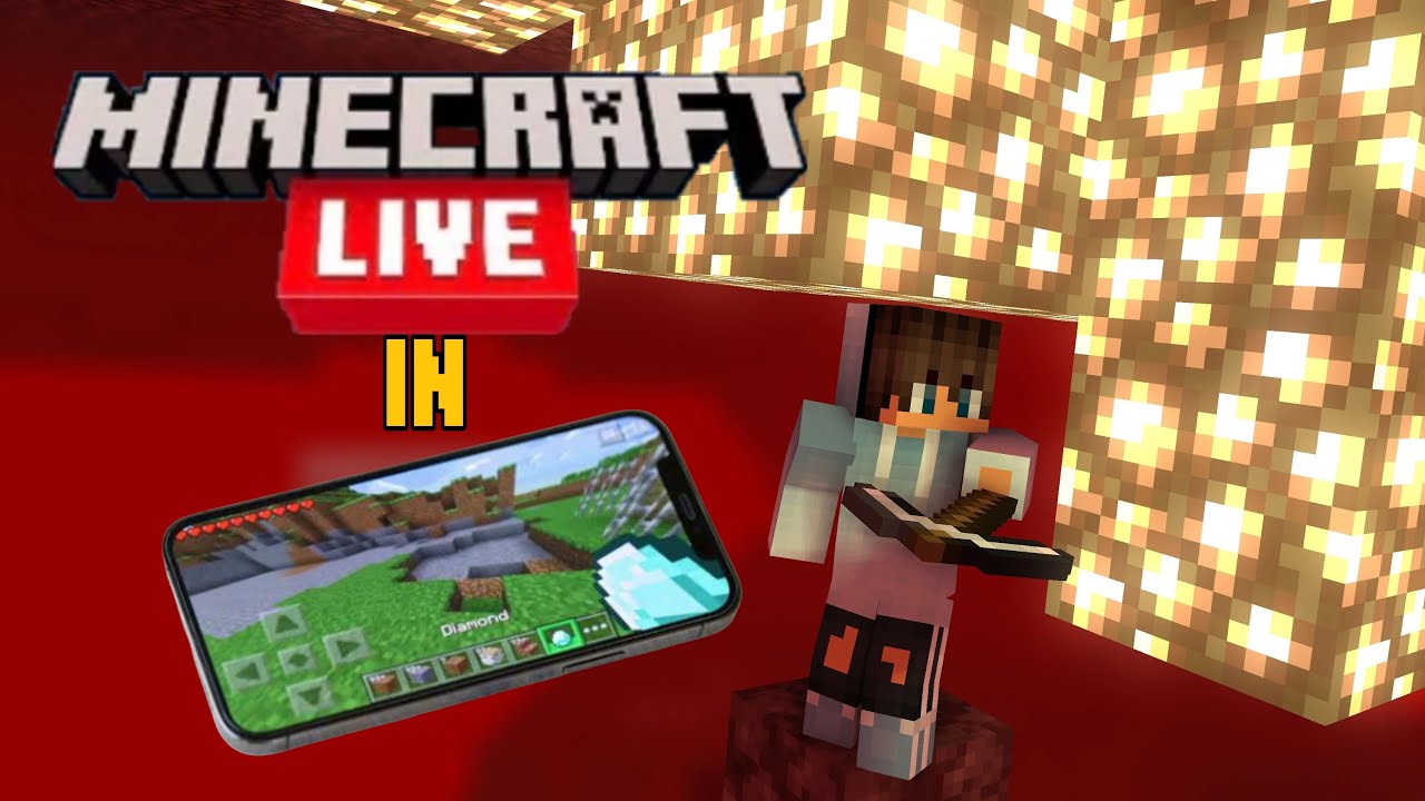 Playing Minecraft In Mobile 📱 | Join Discord To Play With Me ...