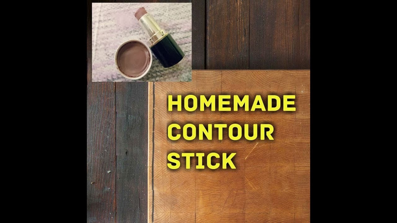How to make contouring stick at home - YouTube