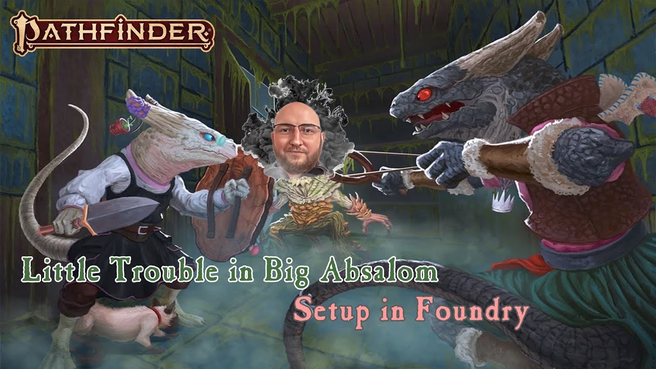 Pathfinder2e - Setting up an adventure in Foundry VTT - YouTube