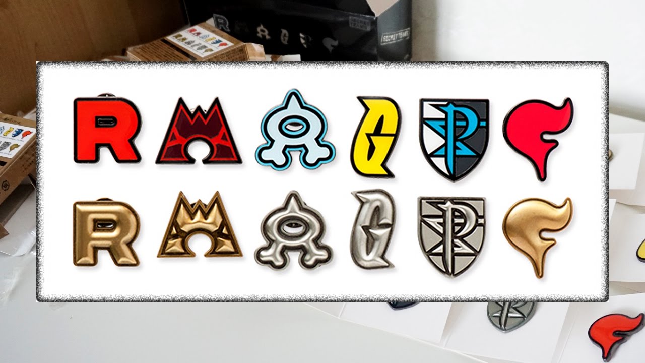 Pok mon Center SECRET TEAMS 2016 Villain Metal Pin Badges Box Opening pok-mon-center-secret-teams-2016-villain-metal-pin-badges-box-opening