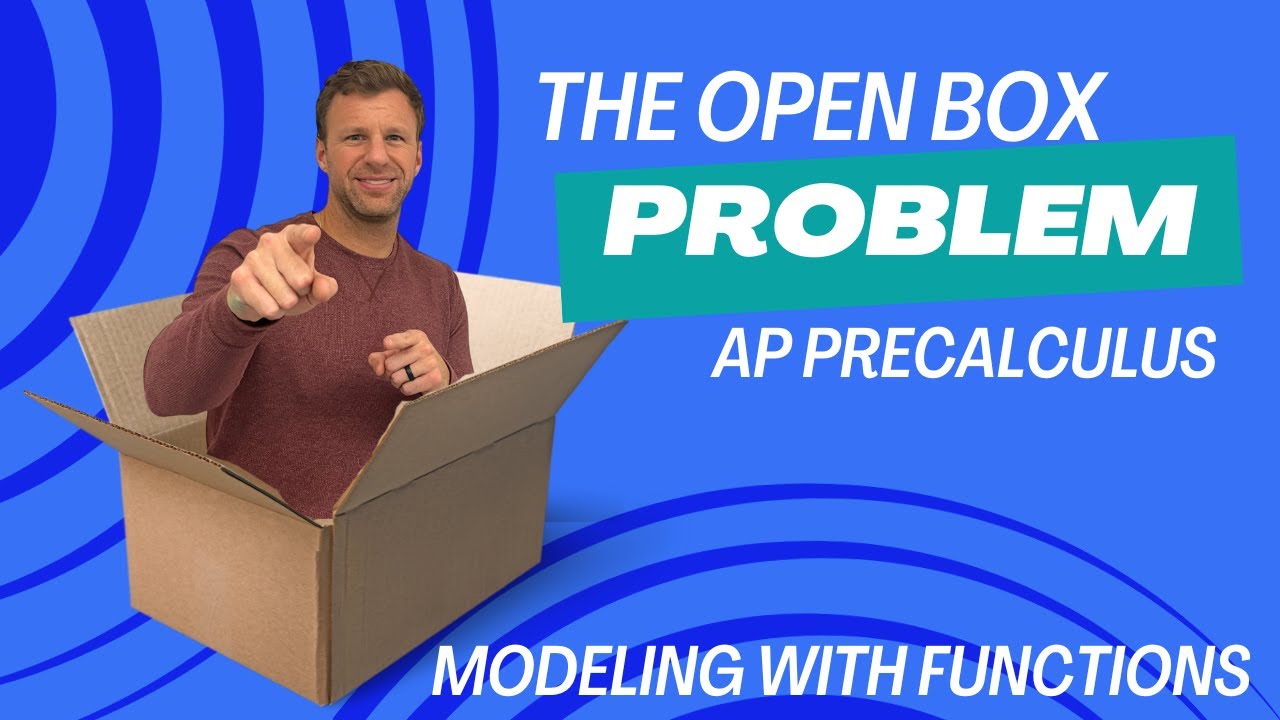 Modeling the Volume of an Open Box [AP Precalculus] - YouTube