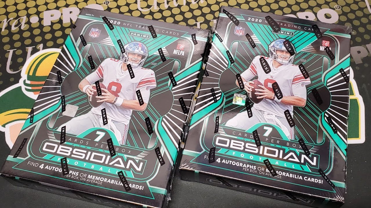 2020 Panini Obsidian Football 2 Box Opening. 8 Hits! - YouTube