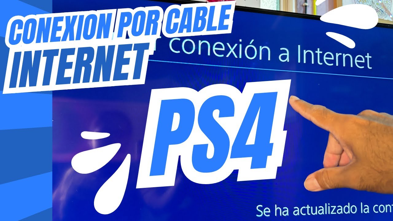 Cómo conectarse por cable a internet en PS4 ? - YouTube