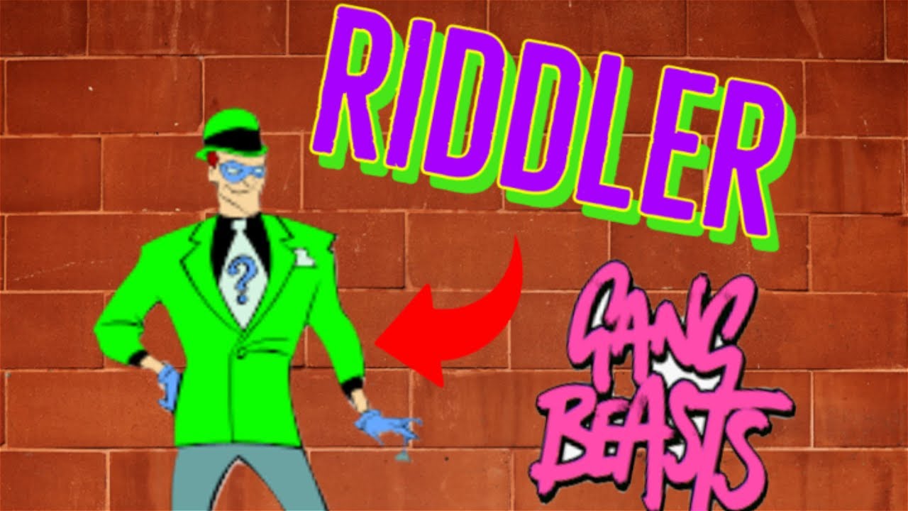 How To Make THE RIDDLER In Gang Beasts! - YouTube