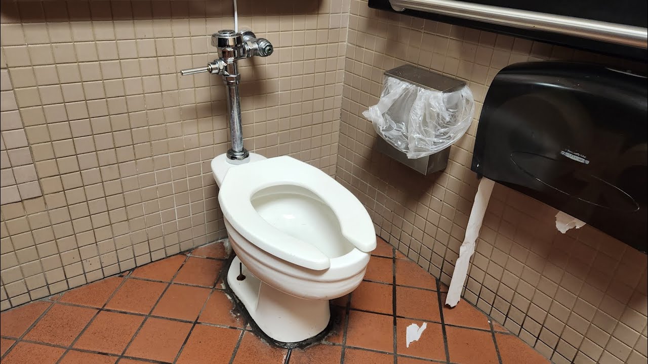 Older American Standard Colorado toilet - YouTube