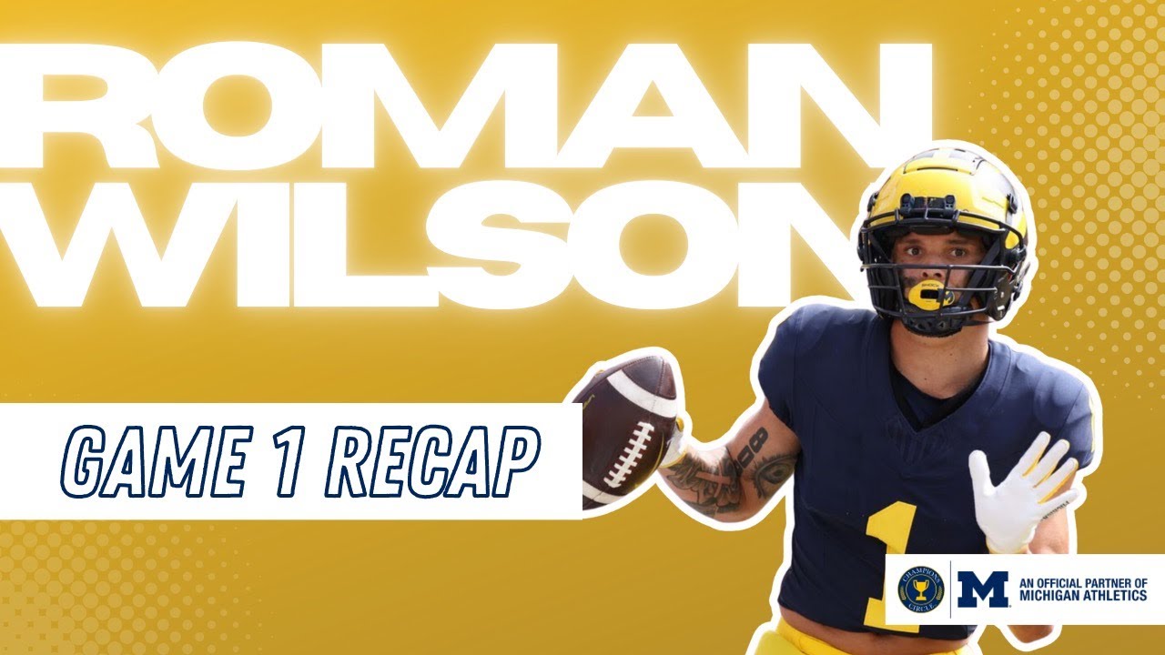 The L.A.B. | Roman Wilson | Michigan Football Game 1 Recap - YouTube