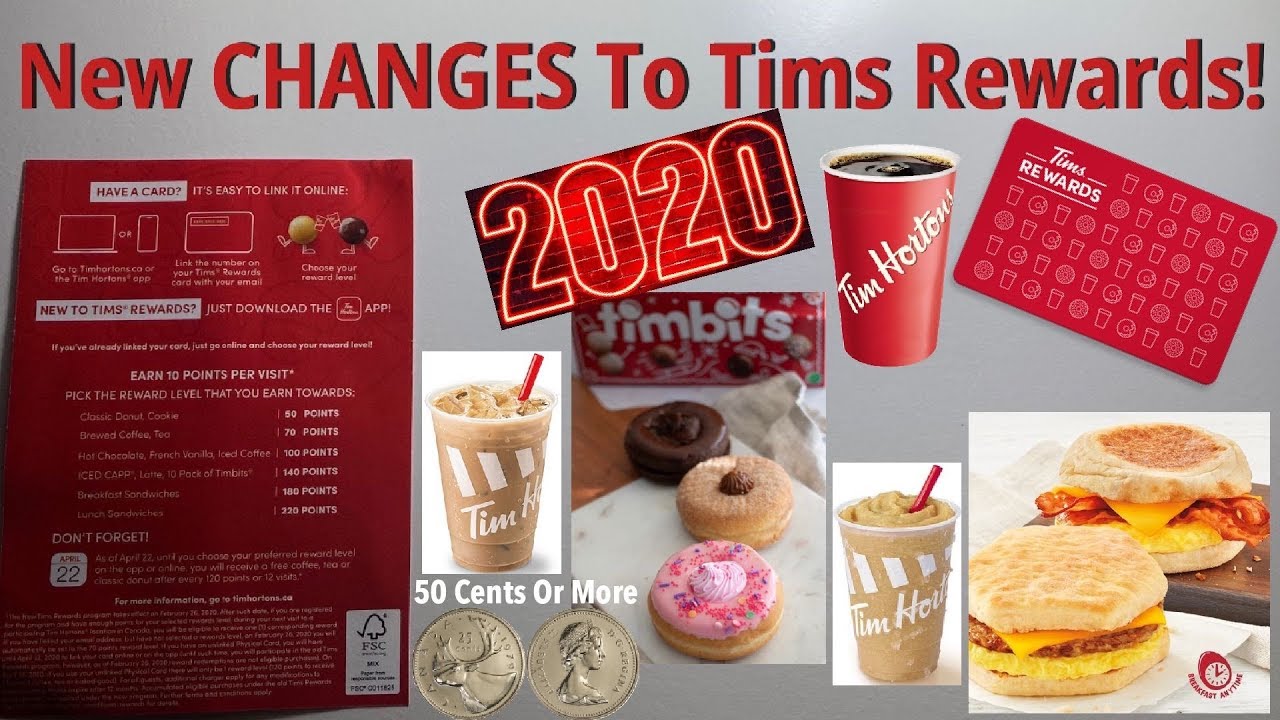 Relaunched Tim Hortons Rewards 2020 - Featuring NEW Types Of Rewards ...