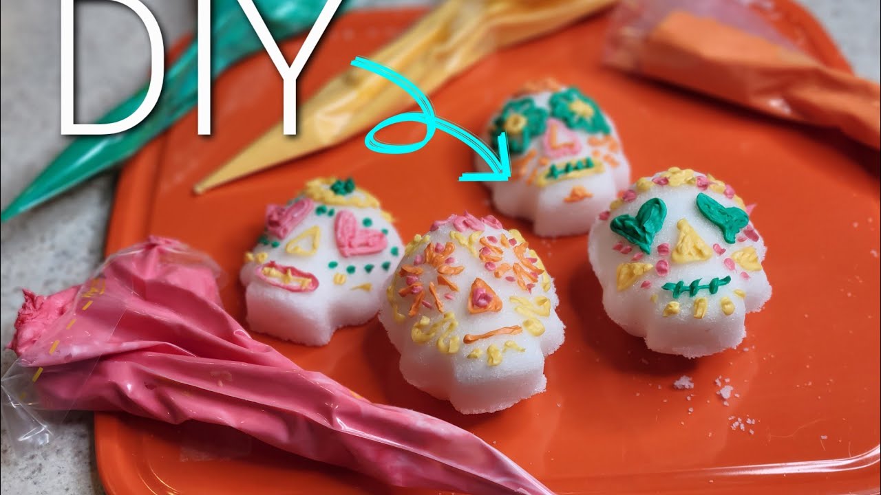 Edible Sugar Skulls for Dia De Los Muertos /Day of the Dead - YouTube