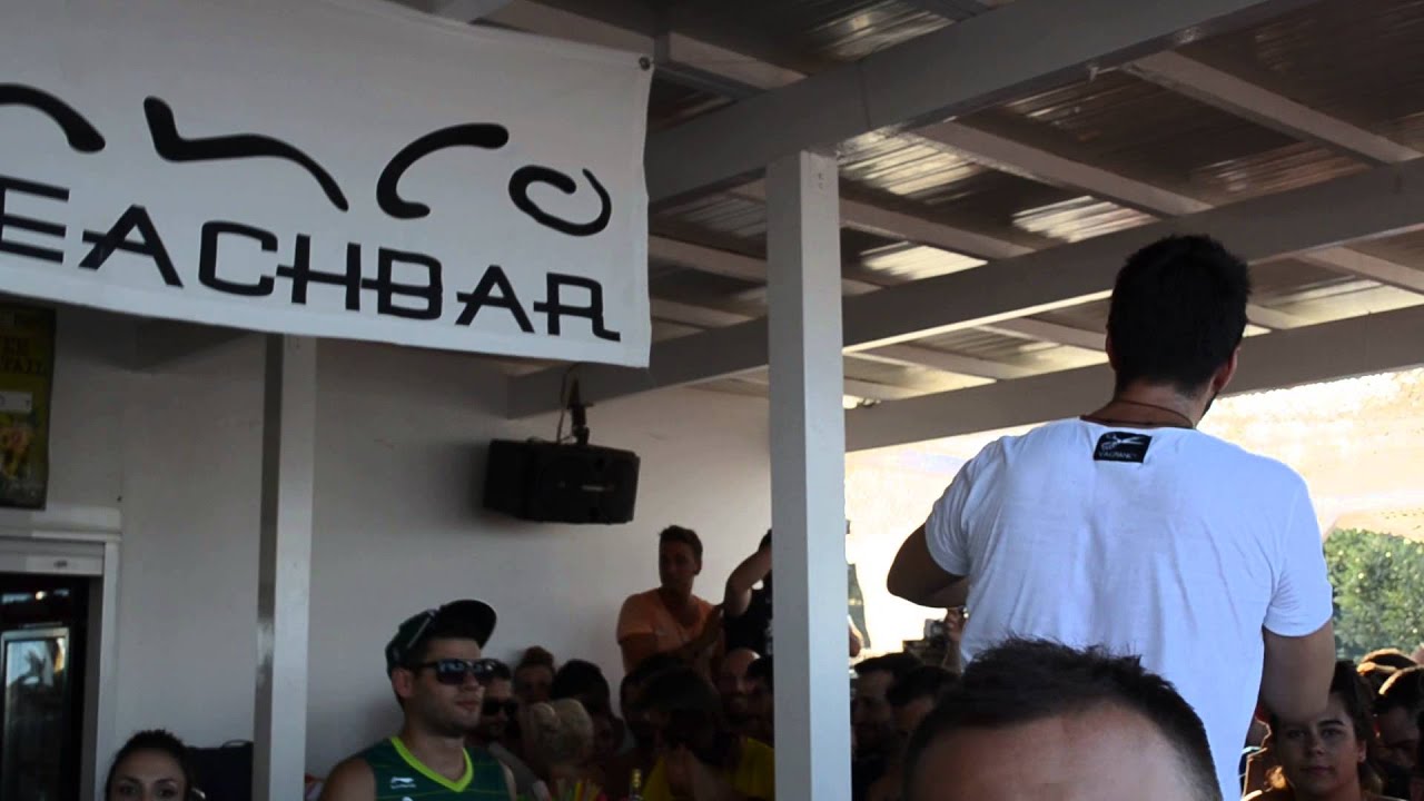 Tsalikis Live Den sou kano ton Agio - Blanco Beach bar - YouTube