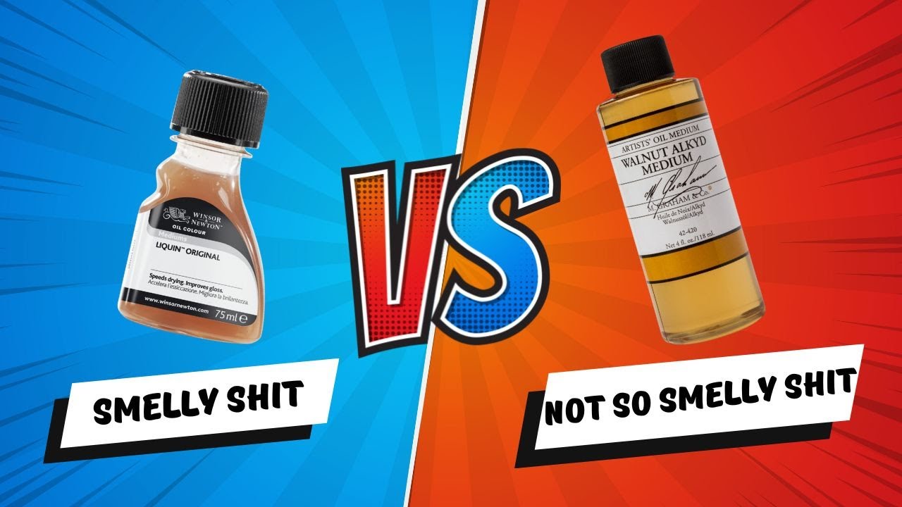 Oil Painting: Liquin vs Walnut Alkyd Mediums - YouTube