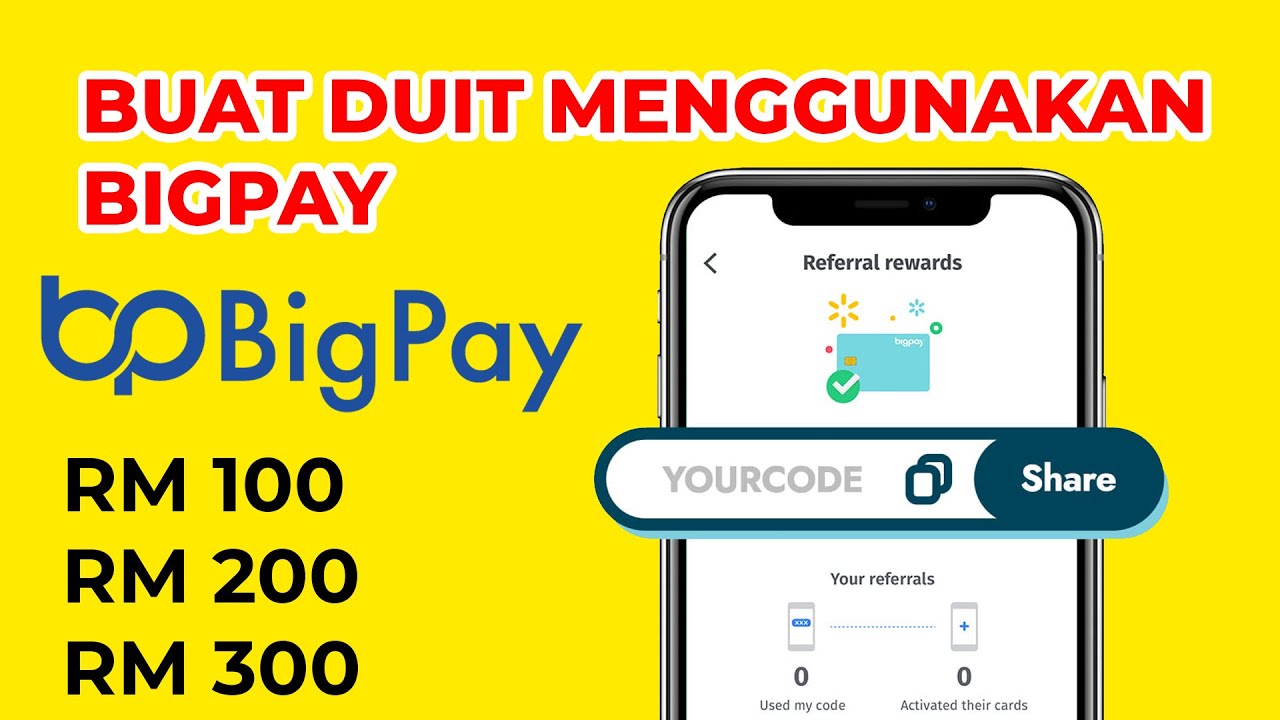 Apps BigPay : Buat Duit RM300 Sehari - YouTube