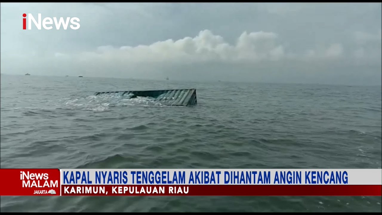 Kapal Oleng di Perairan Kepulauan Riau, Belasan Kontainer Jatuh ke Laut ...