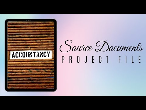 Accountancy Project File on Source Documents - YouTube