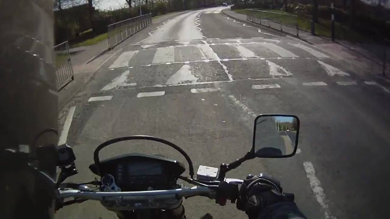 DRZ Supermoto - Lowered cam angle - YouTube