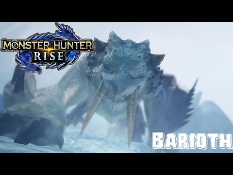 Monster Hunter Rise: Hunt a BARIOTH - Solo Long Sword / MHRise Barioth ...