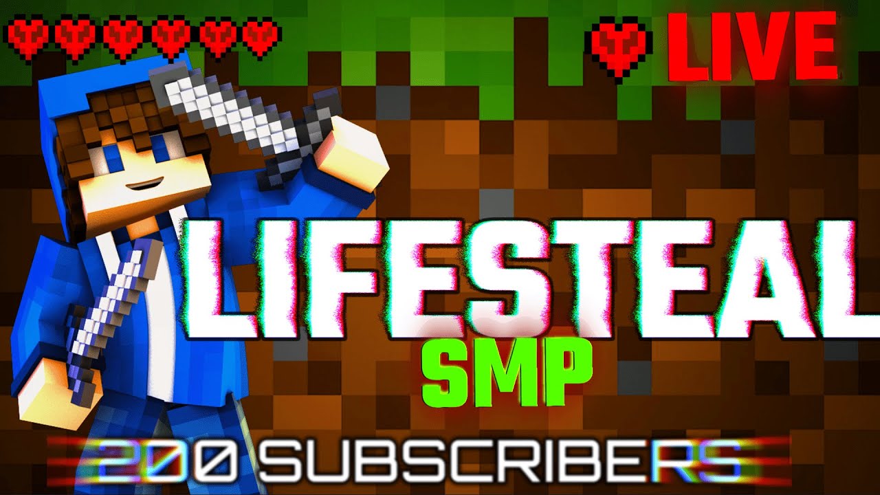 Minecraft Live Stream || 24/7 LIFESTEAL SMP || Minecraft Live Hindi ...