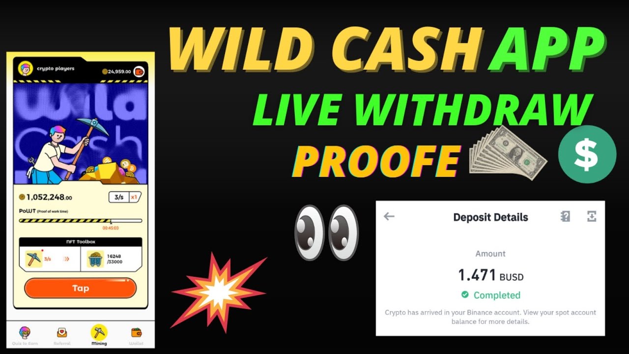 Wild Cash App Live Withdraw Proofe | Wild Cash App Say Withdraw Kaisy ...
