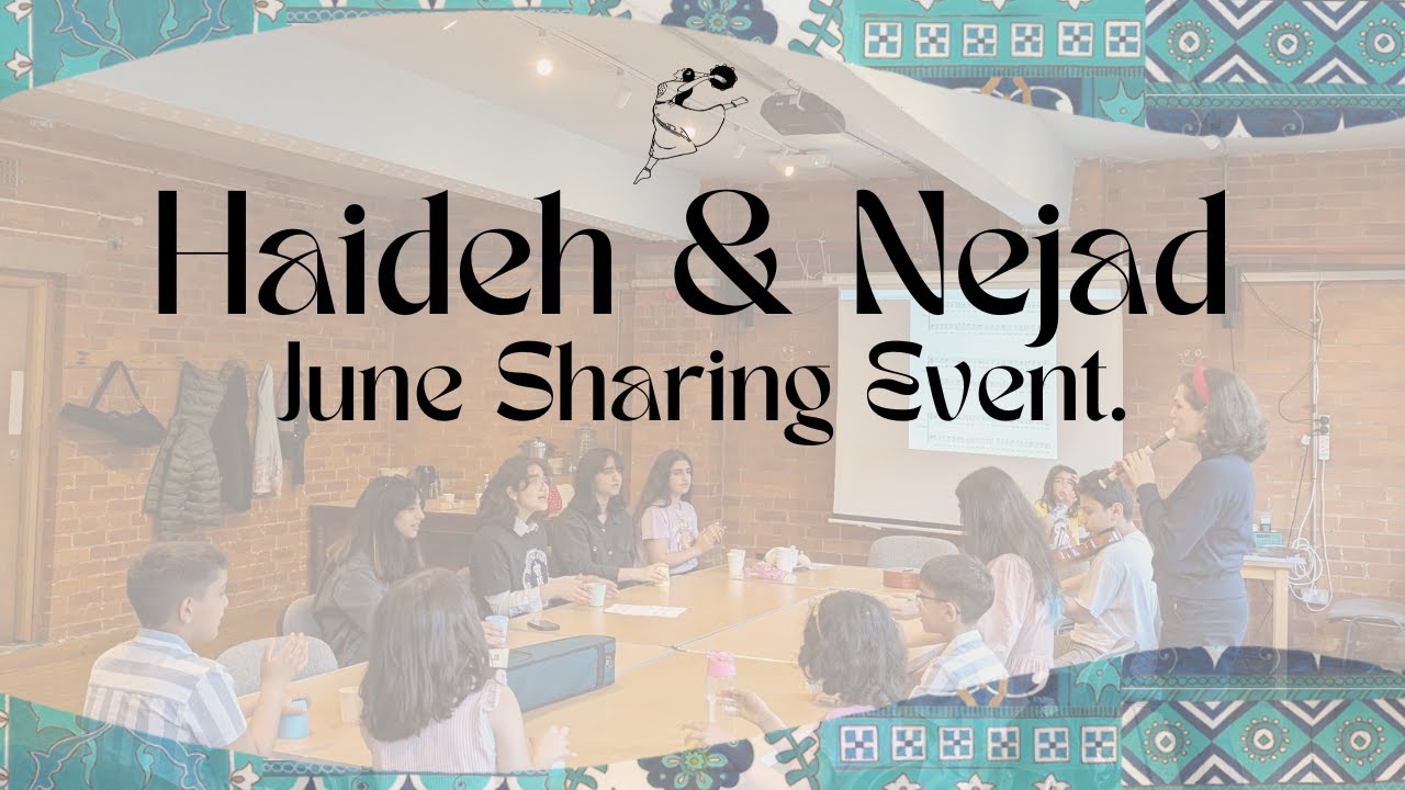 Haideh and Nejad Ahmadzadeh sharing event, 22nd June, Beacon Centre ...