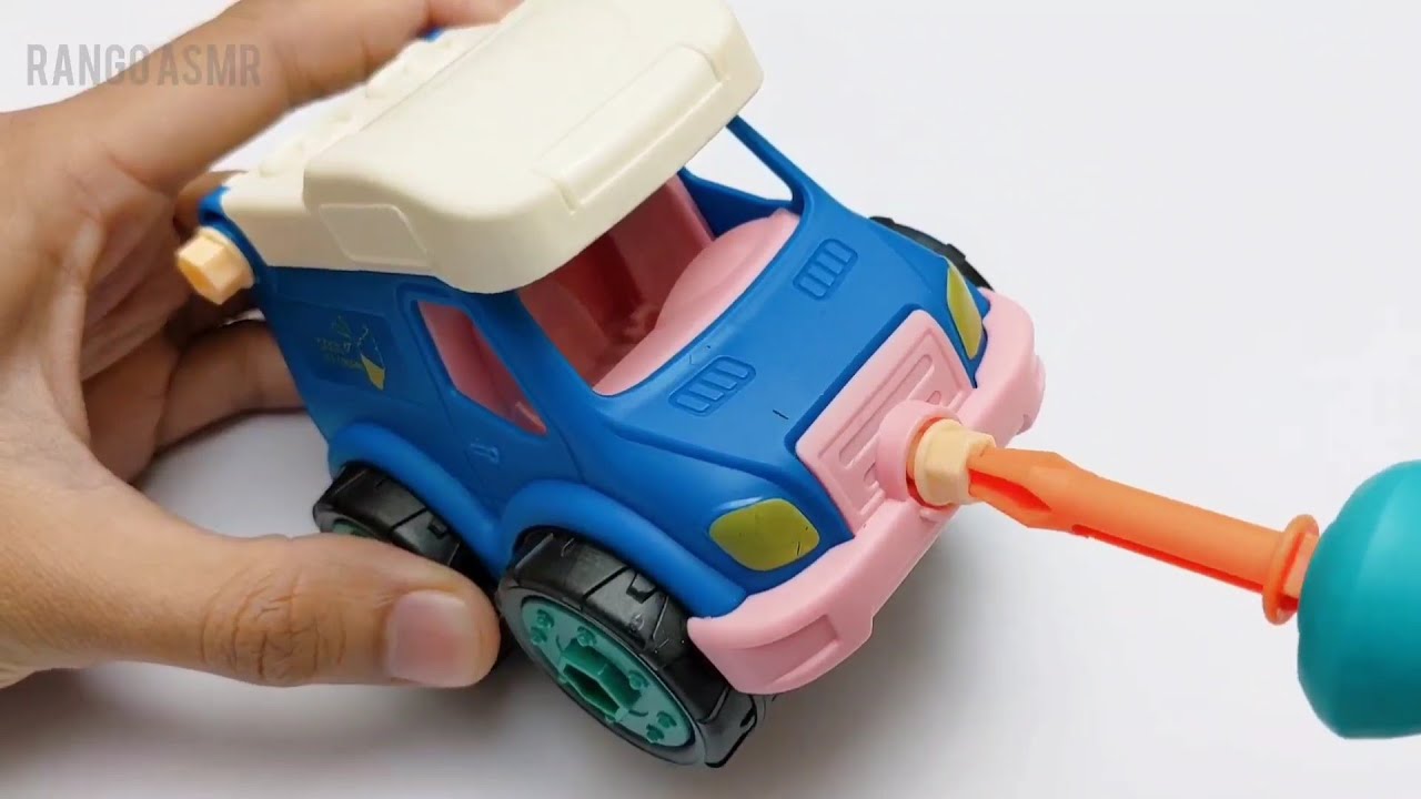 Satisfying Video | Miniature Plastic Ice Cream Truck Assembly | ASMR ...